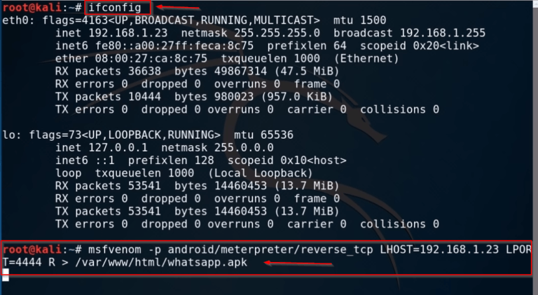 Hack Whatsapp Using Meterpreter In Kali Linux