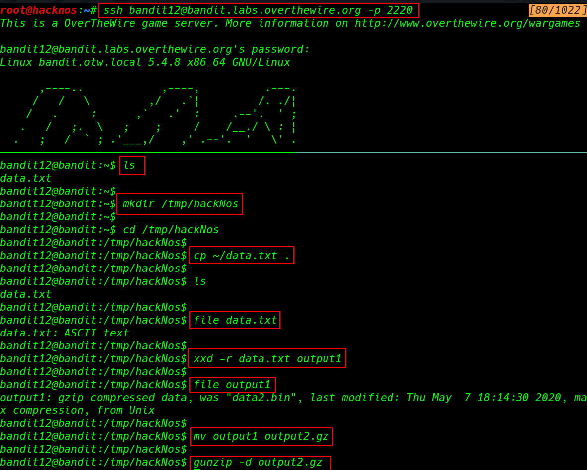 Overthewire Bandit walkthrough - 0 16 Bandit Overthewire walkthrough