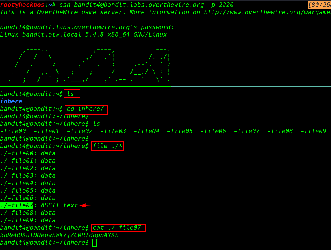 Overthewire Bandit walkthrough - 0 16 Bandit Overthewire walkthrough
