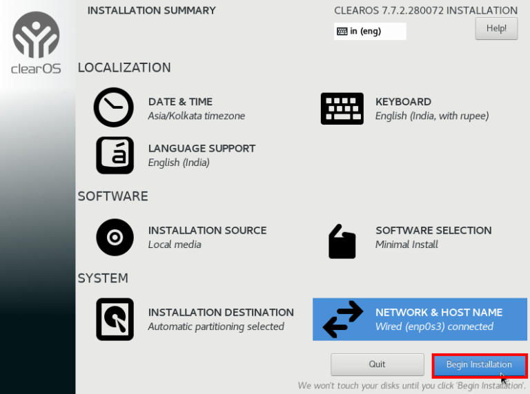 ClearOS Server Installation 2022 - ClearOS 7.7.2 server install