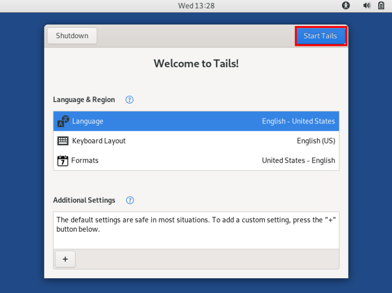 Tails OS Setup On VirtualBox - Tails OS Installation