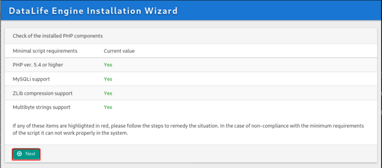DataLife Engine Installation - Data Life Engine Demo Install