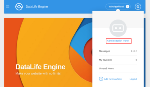DataLife Engine Installation - Data Life Engine Demo Install