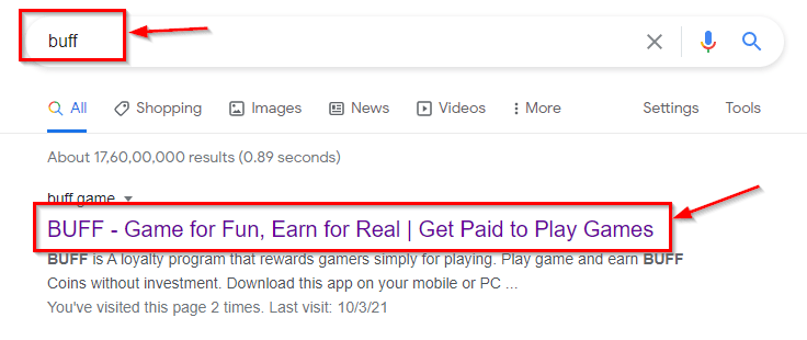 Install BUFF and Make Money By Playing Games - Make money with buff