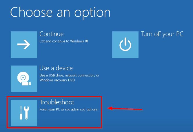 Factory Reset Windows 10 - Windows 10 Factory Reset From Boot