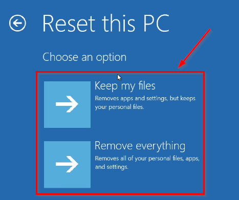 Factory Reset Windows 10 - Windows 10 Factory Reset From Boot